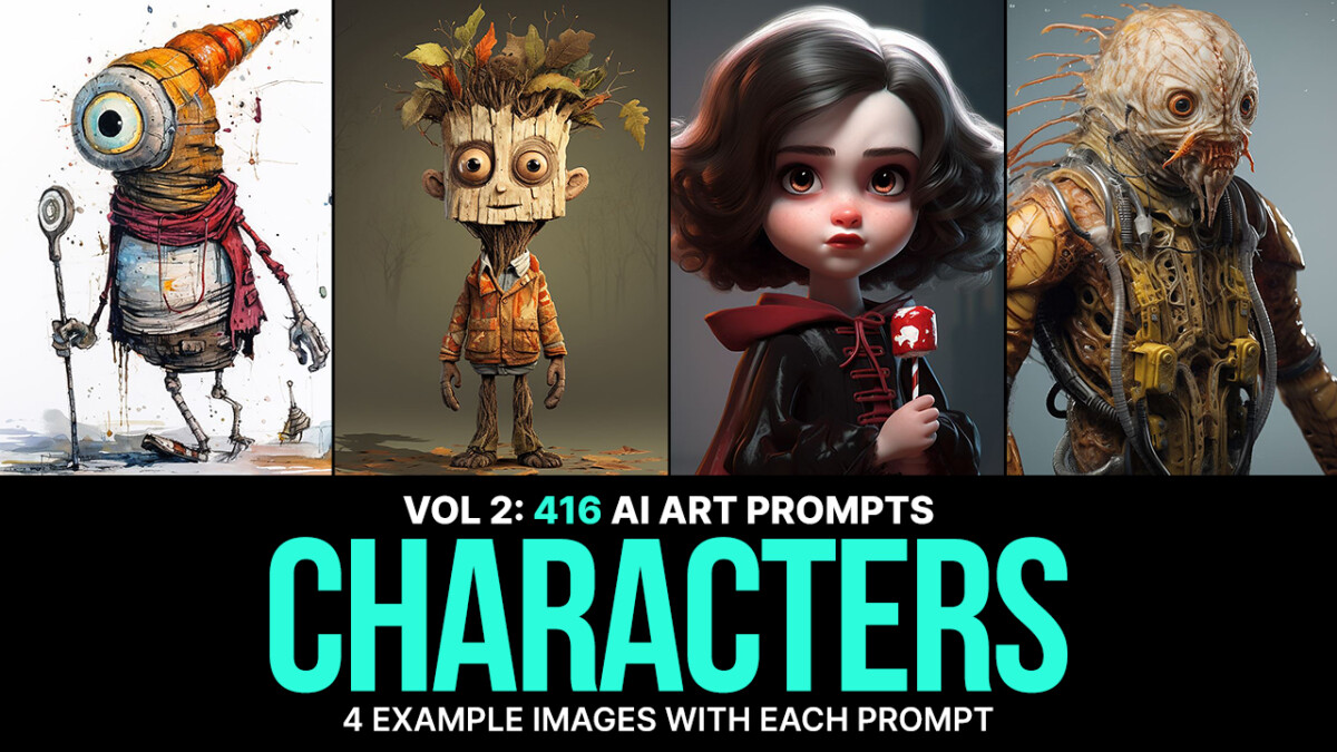 Creative character design Prompts for unique ideas.